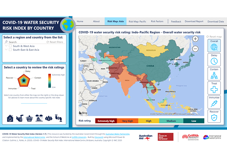 COVID-19 Water Security Risk Index - International WaterCentre